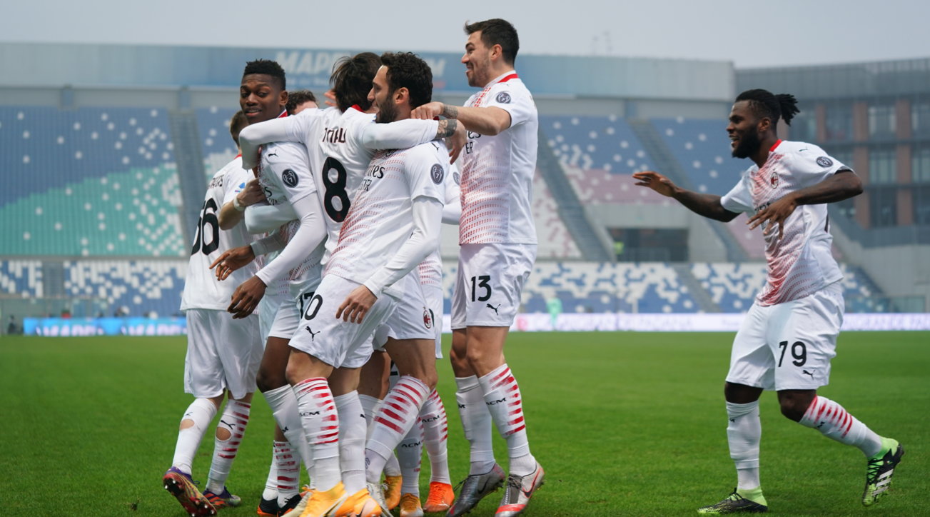 Serie A Sassuolo Milan 1 2 Leao Da Record Segna Il Gol Più Veloce