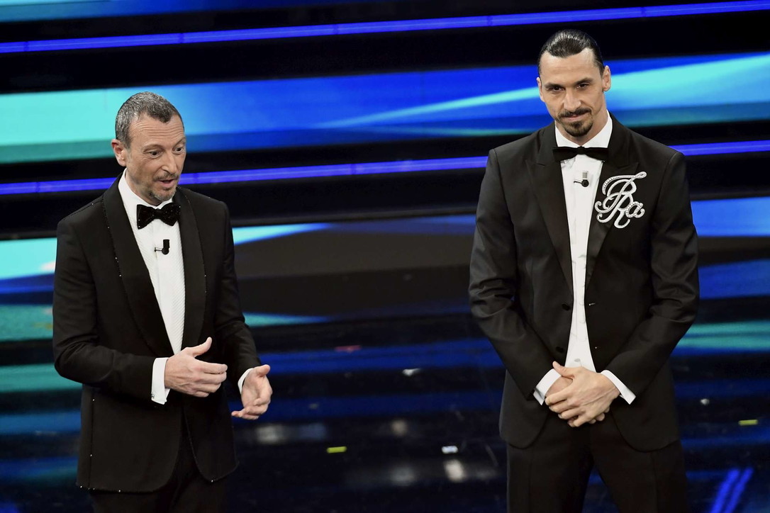 Sanremo 2021, i conduttori della prima serata - Foto Tgcom24