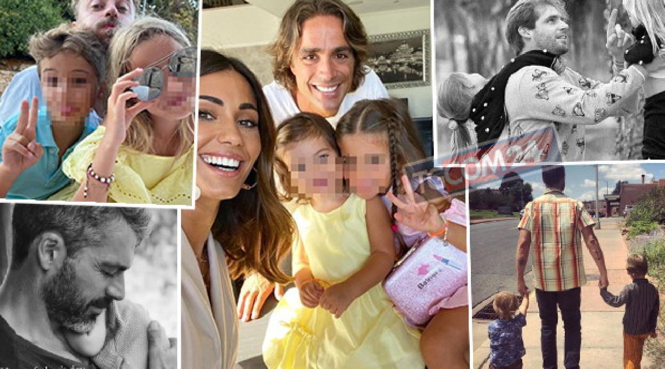 Festa del papà, ecco una carrellata di famosi con i figli - Foto Tgcom24