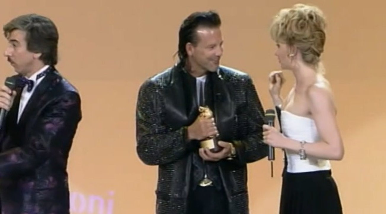 Buon compleanno Mickey Rourke, rivediamolo ai "Telegatti" nel 1992