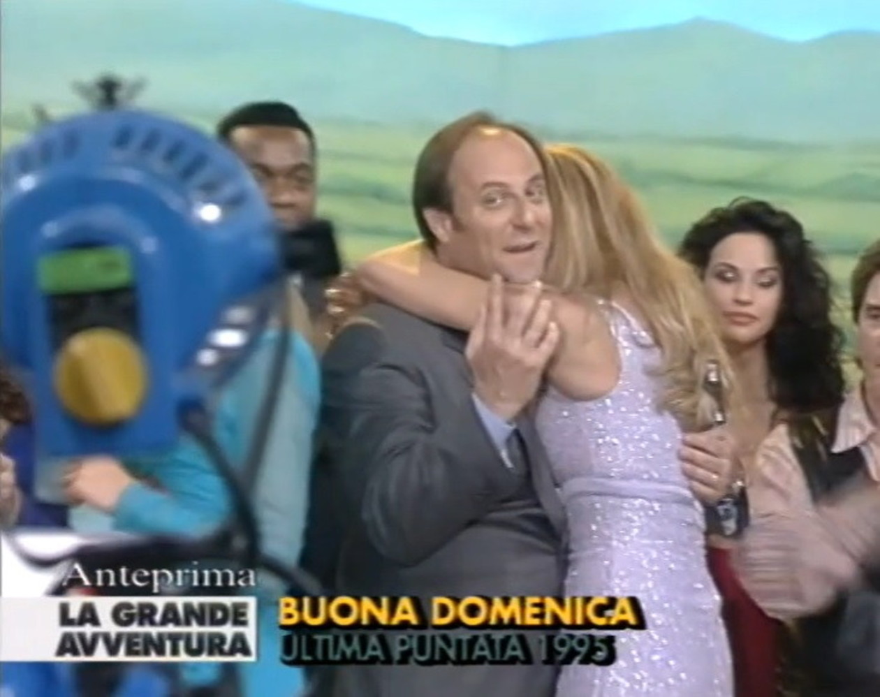 Il dietro le quinte di "Buona Domenica 1995" con Gerry Scotti e ...