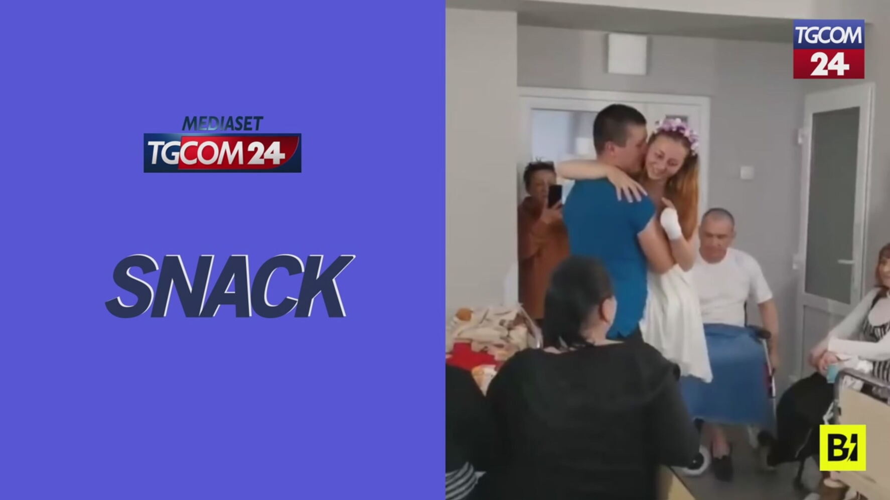 Ucraina, 23enne perde le gambe su una mina: il commovente matrimonio in ...