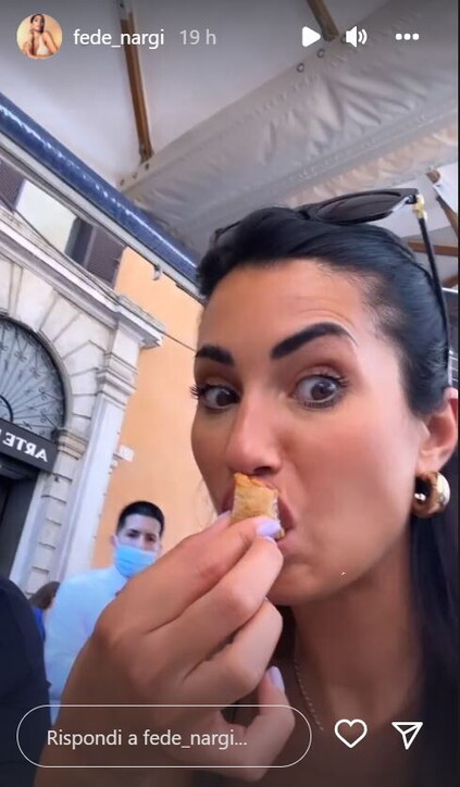 Federica Nargi “Miss Roma”, con Matri a spasso per la Capitale