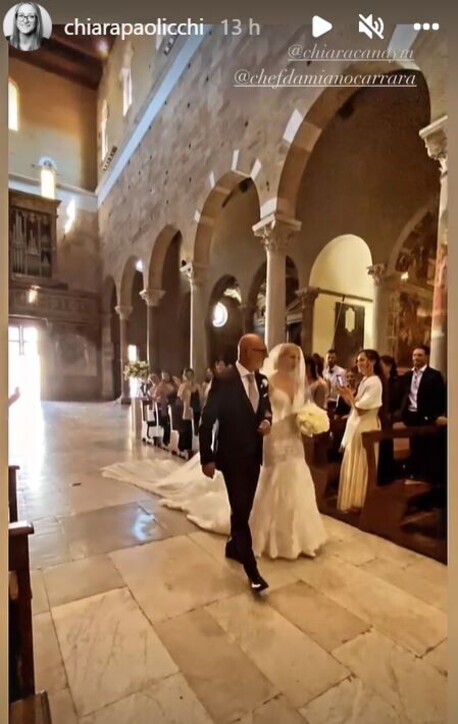 Damiano Carrara si è sposato, ecco le foto del matrimonio con Chiara Maggenti