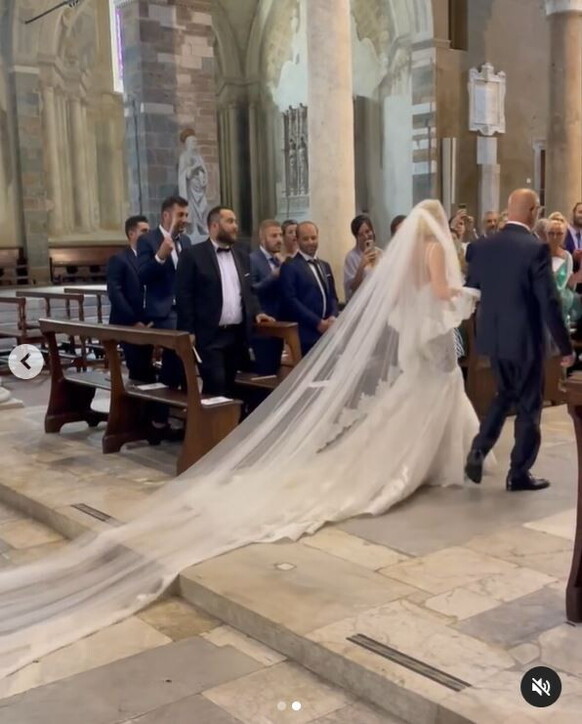 Damiano Carrara si è sposato, ecco le foto del matrimonio con Chiara Maggenti