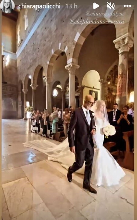 Damiano Carrara si è sposato, ecco le foto del matrimonio con Chiara Maggenti