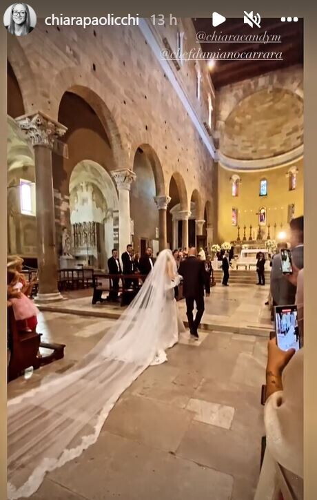 Damiano Carrara si è sposato, ecco le foto del matrimonio con Chiara Maggenti