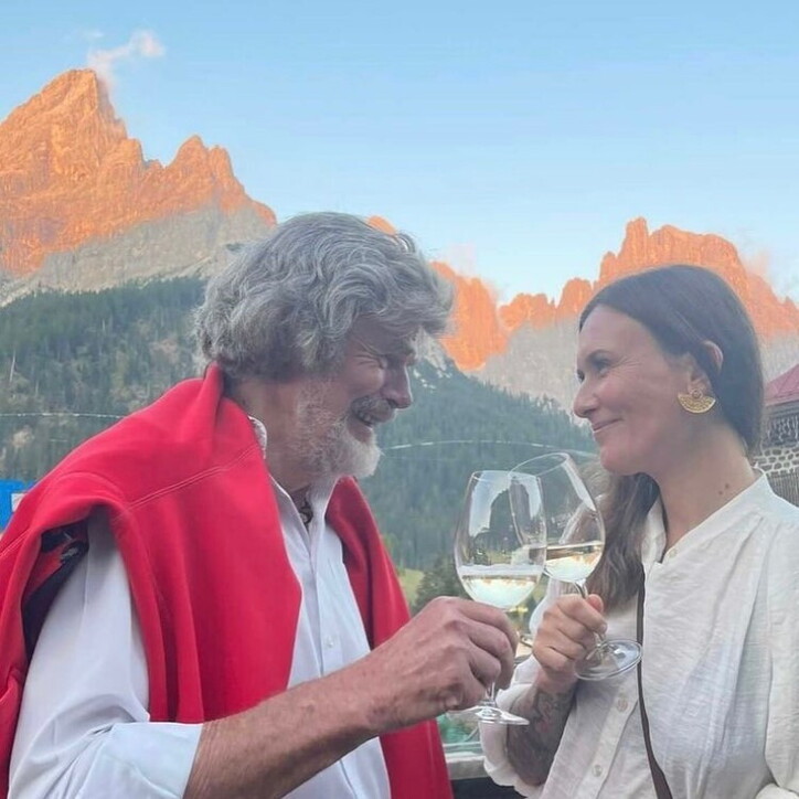 Reinhold Messner e Diane, party di nozze a oltre un anno dal sì
