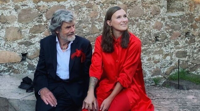 Reinhold Messner e Diane, party di nozze a oltre un anno dal sì