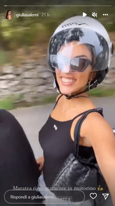 Giulia Salemi a Montecitorio: "No alla violenza contro le donne"