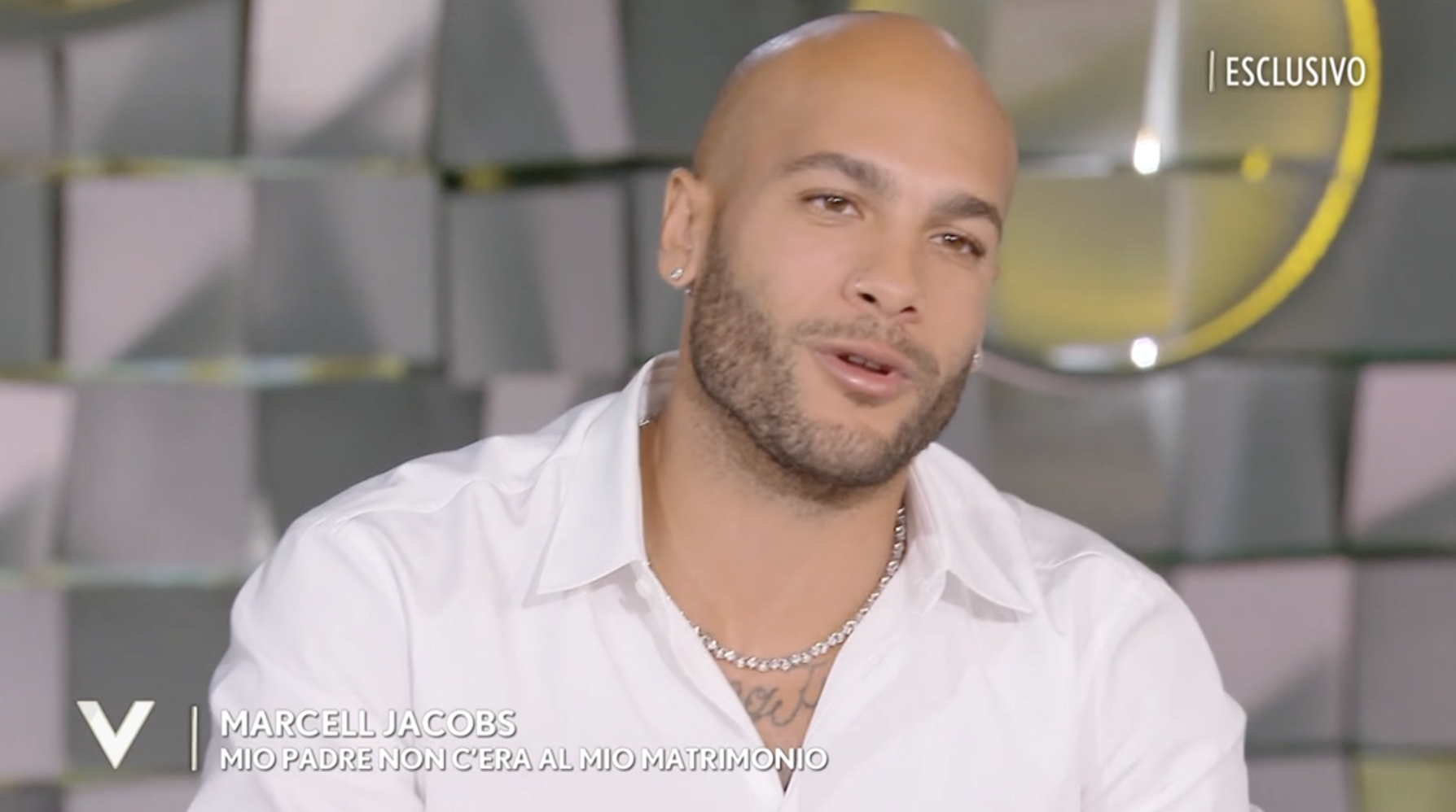 Marcell Jacobs: "Mio padre non c'era al mio matrimonio ma non glie l'ho fatto pesare"
