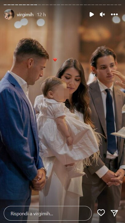 Sinisa Mihajlovic in festa, guarda il battesimo della nipotina