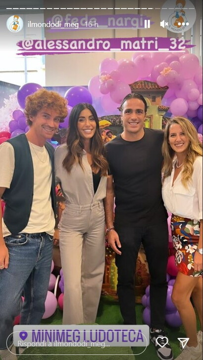 Federica Nargi e Alessandro Matri festeggiano il compleanno di Sofia, guarda le foto