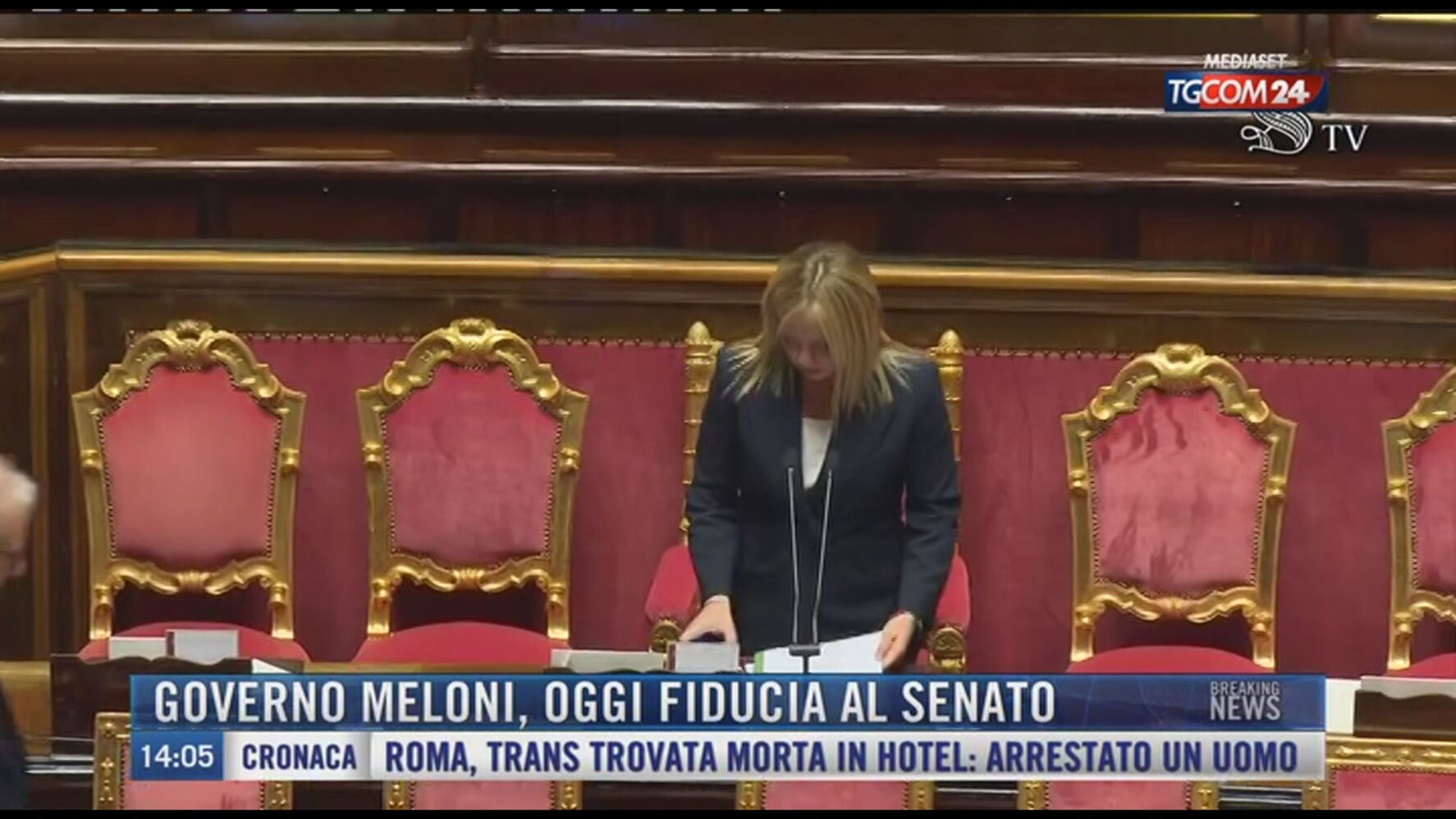 Breaking News delle 14.00 | Governo Meloni, oggi fiducia al Senato ...