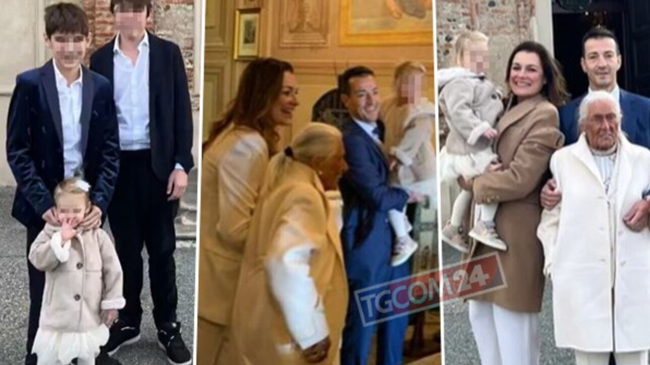 Alena Seredova e Alessandro Nasi festeggiano il battesimo di Vivienne ...