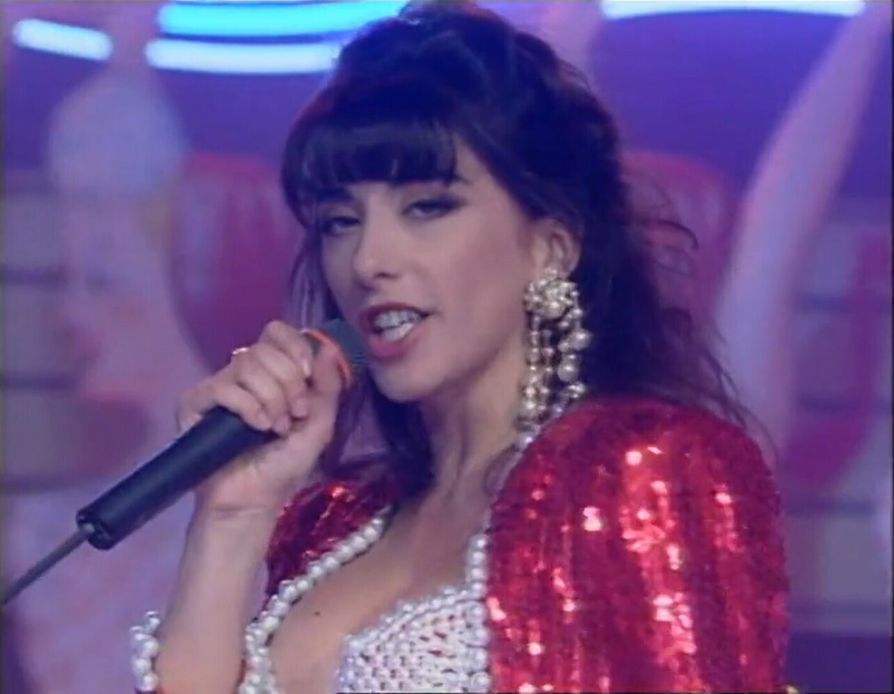 Sabrina Salerno e la musica house a "Bellezze sulla neve" 1991