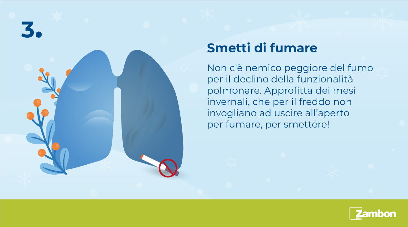 L'inverno mette a dura prova i polmoni, le 5 mosse per proteggerli
