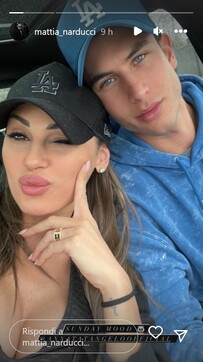 Fotogallery - Anna Tatangelo e Mattia Narducci, guarda primi selfie di coppia
