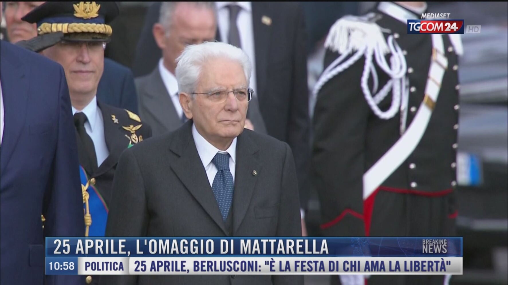 Breaking News delle 11.00 | 25 aprile, l'omaggio di Mattarella - Video ...