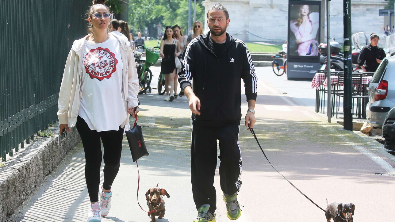 Fotogallery - Nina Zilli e Danti a spasso a Milano