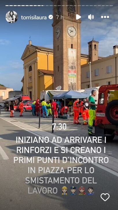 Nek continua a spalare fango a Conselice, arriva Laura Torrisi