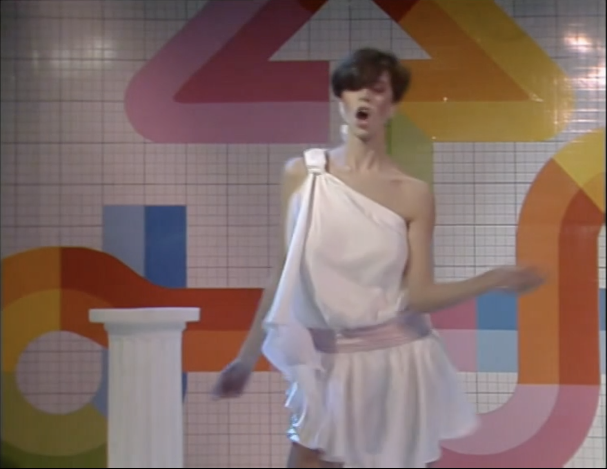 L'esibizione di Diana Est a "Popcorn" 1982