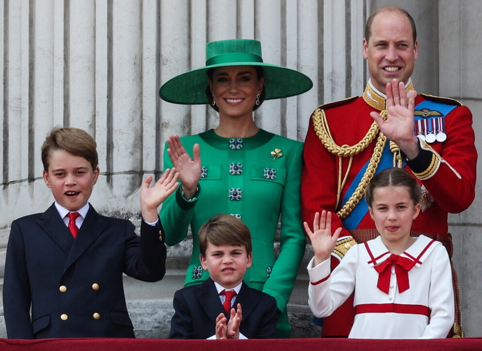 Fotogallery - "Trooping the Colour", il principino Louis e il giallo ...