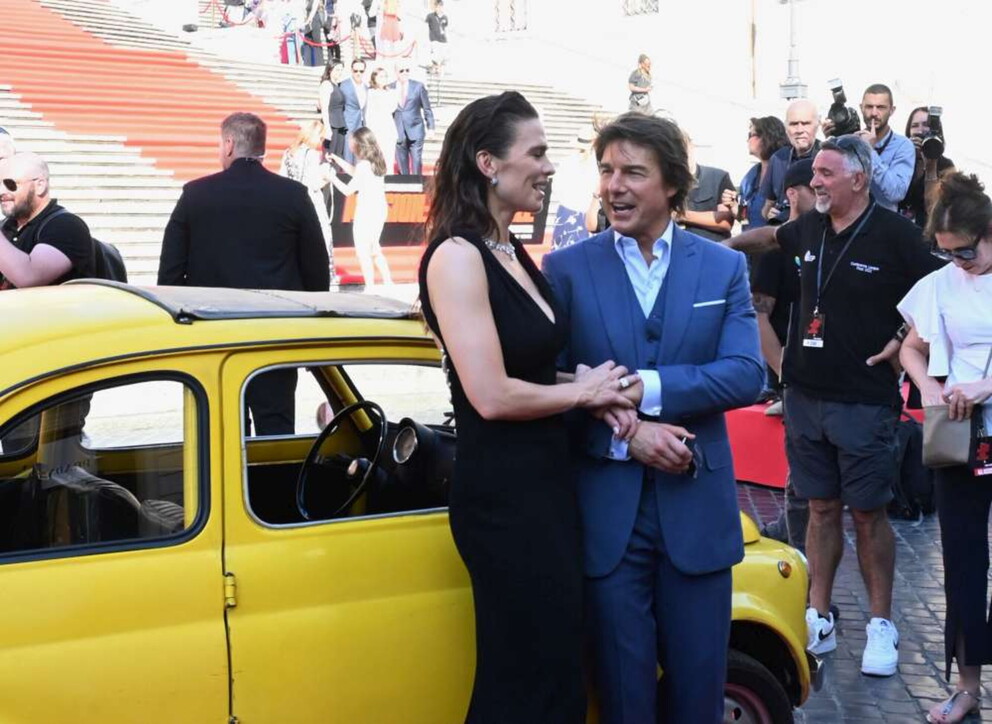 Tom Cruise a Roma alla prima mondiale di "Mission: Impossible 7"