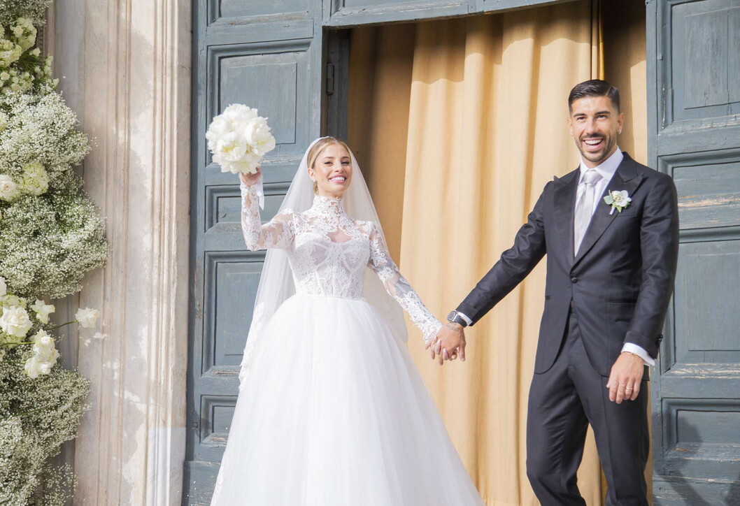 Chiara Nasti e Mattia Zaccagni sposi:ecco le foto del matrimonio