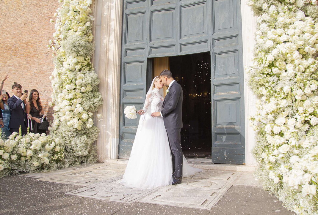 Chiara Nasti e Mattia Zaccagni sposi:ecco le foto del matrimonio