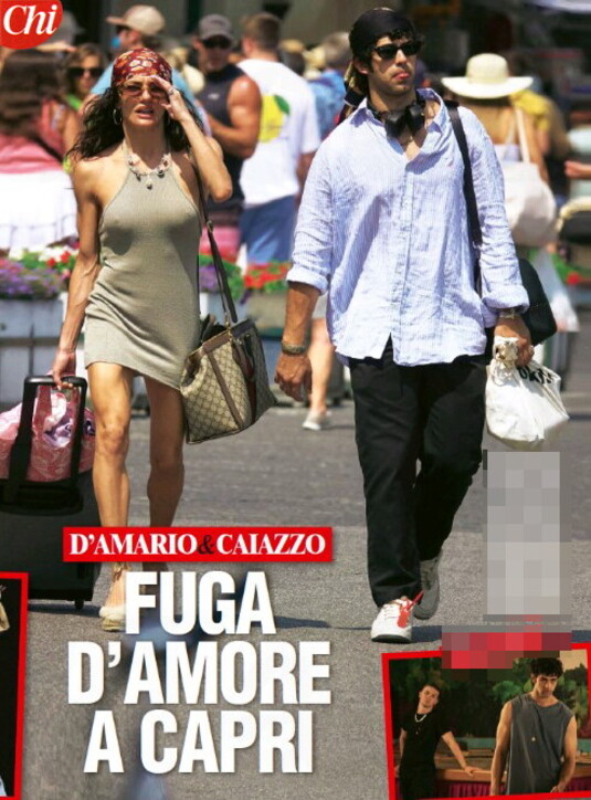 Elena D'Amario e Massimiliano Caiazzo, fuga d'amore a Capri