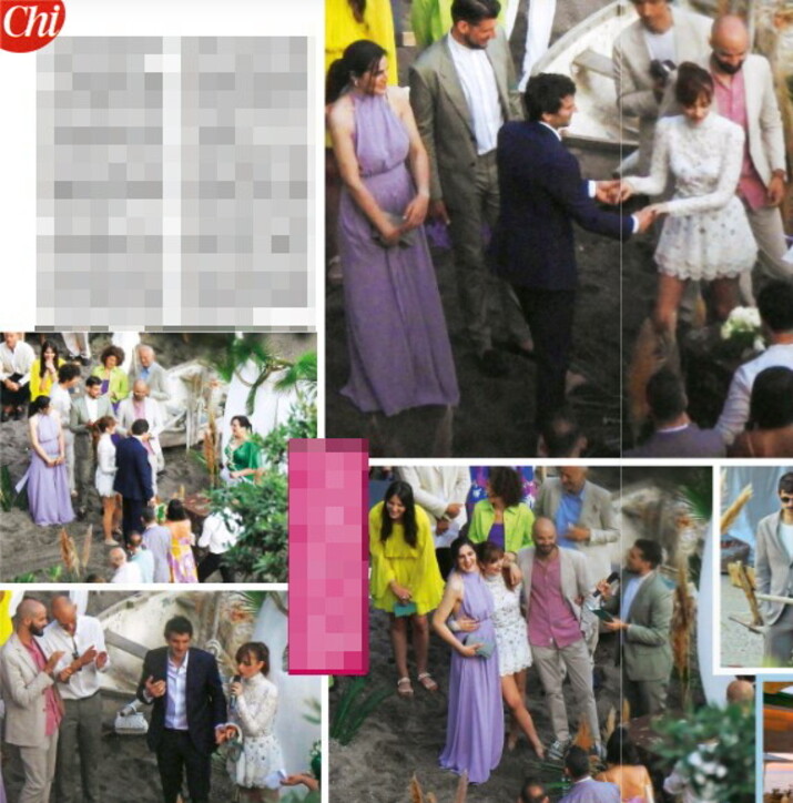 Annalisa, le foto del matrimonio in riva al mare in Liguria