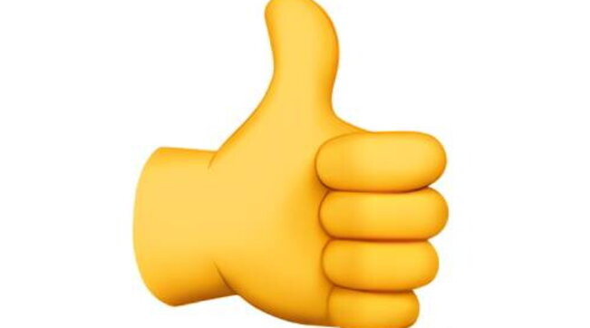 L'emoji con il pollice in su vale come una firma
