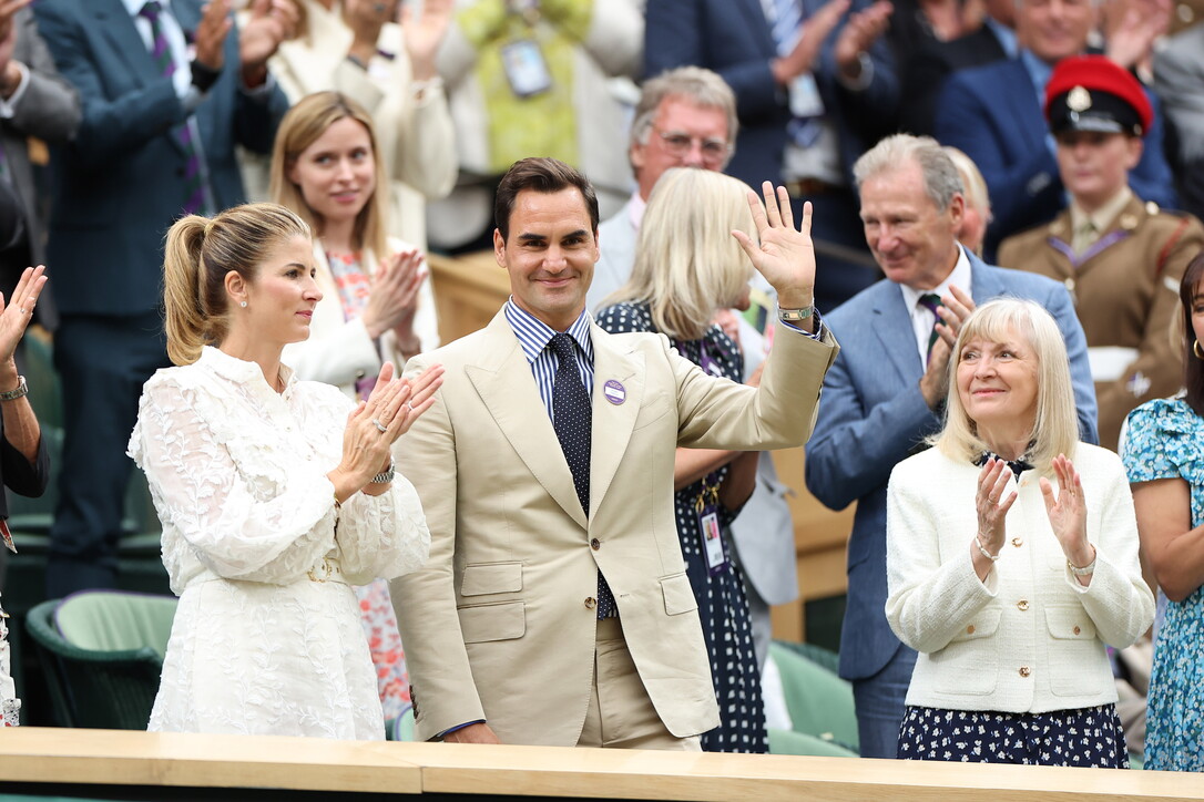 Wimbledon, Roger Federer e David Beckham: i look a confronto