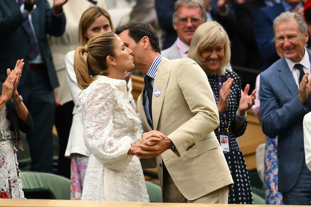 Roger Federer e David Beckham: gara di eleganza a Wimbledon