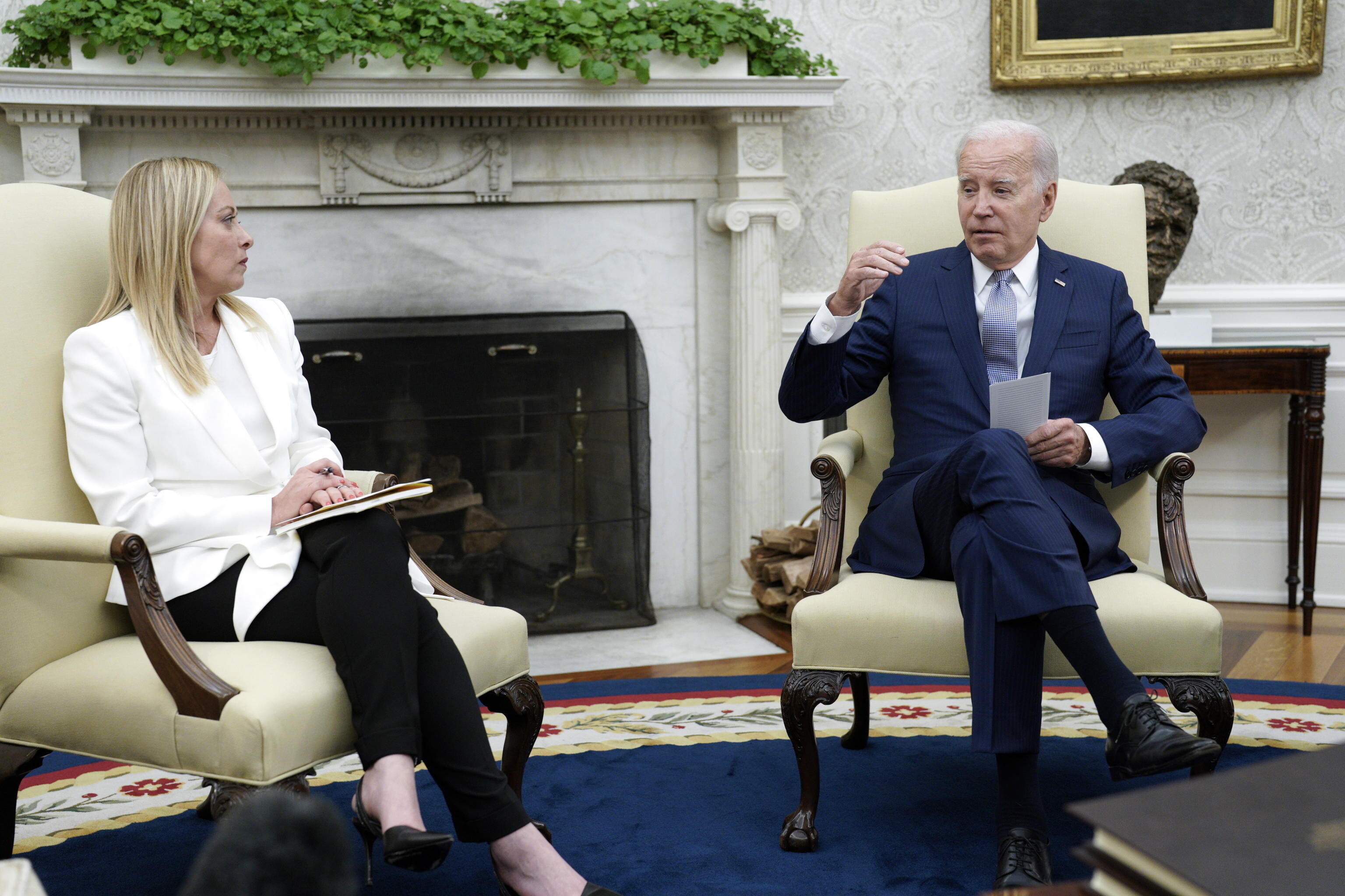 G7, Giorgia Meloni incontrerà Joe Biden a Washington il primo marzo