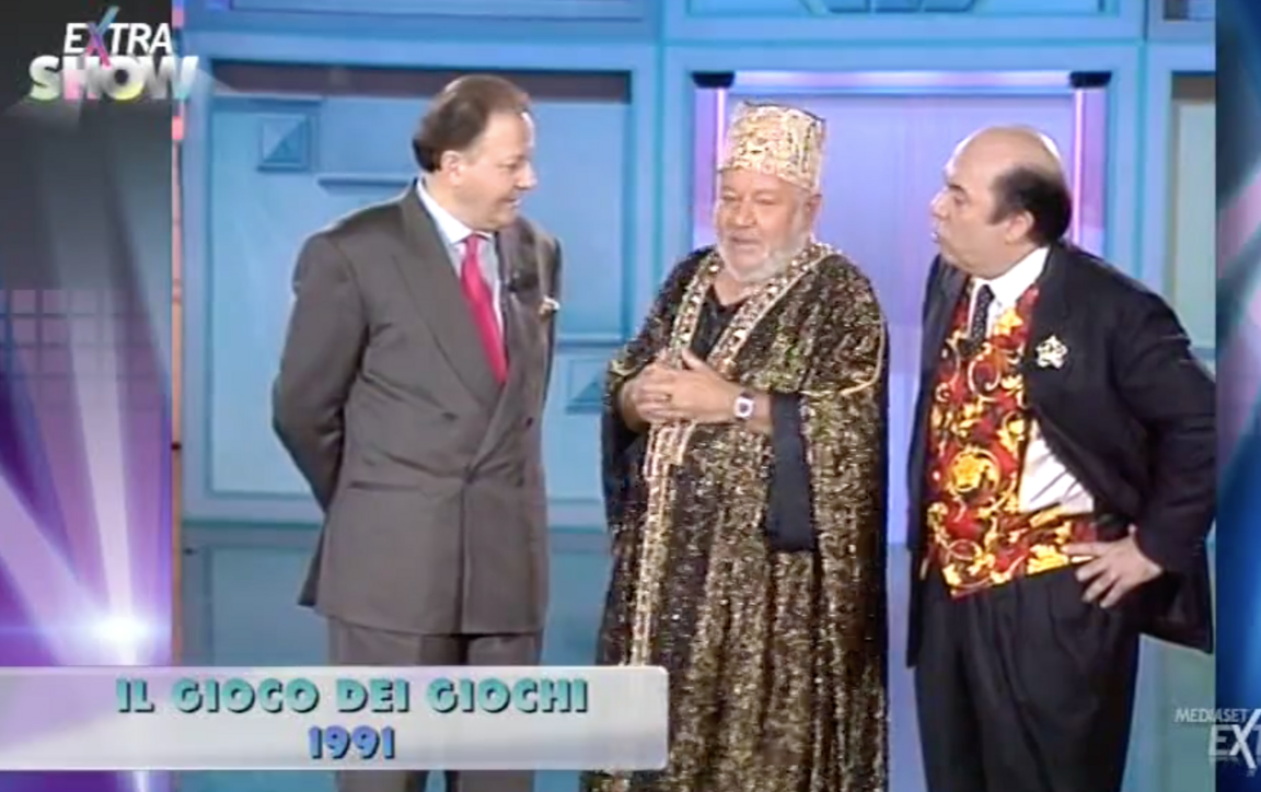 Il gioco dei giochi, con Paolo Villaggio, Massimo Boldi e Lino Banfi