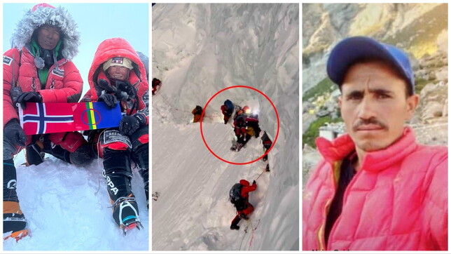 Fotogallery - Sherpa muore sul K2, scalatori lo scavalcano