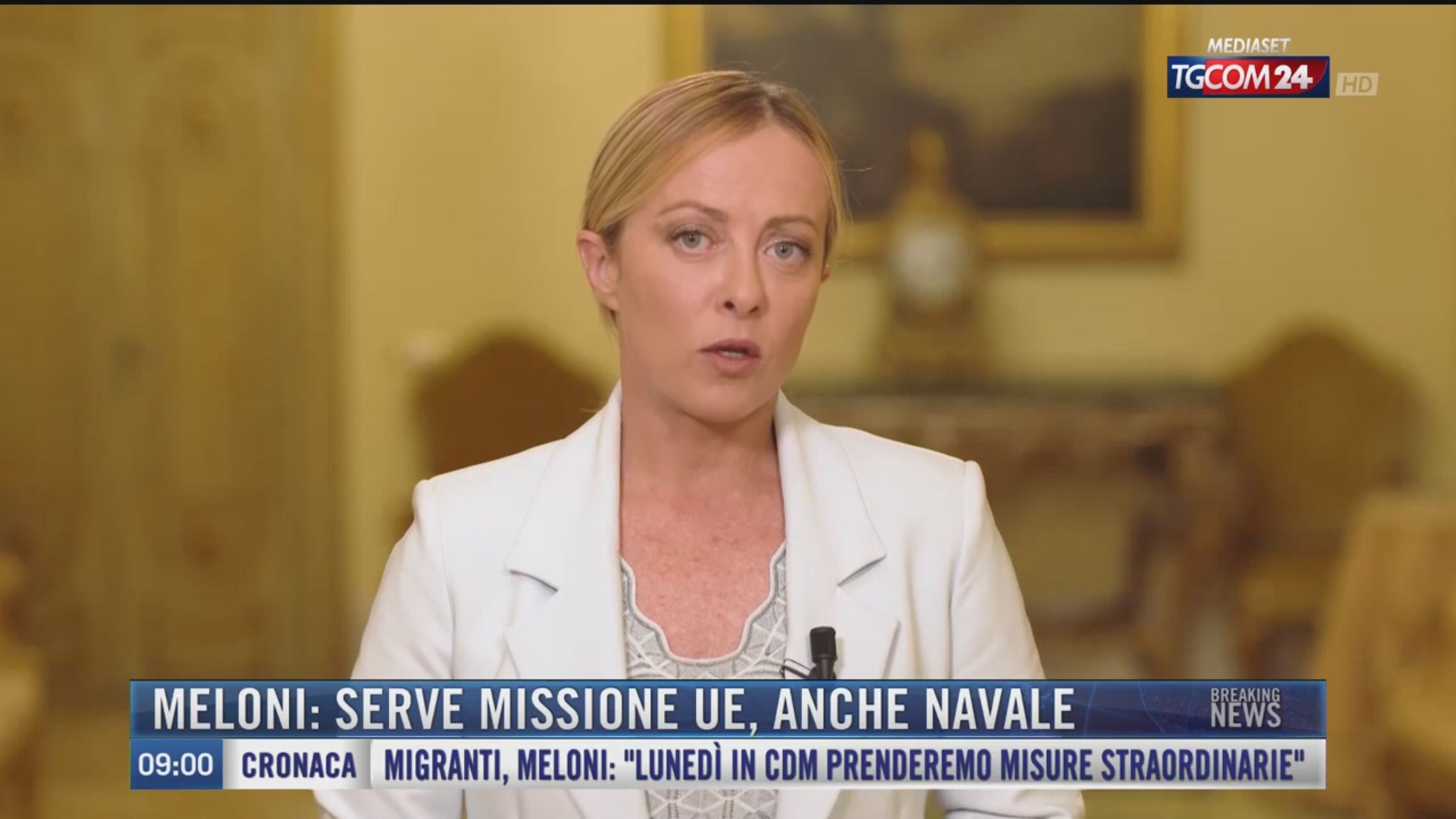 Breaking News delle 9.00 | Meloni: serve missione Ue, anche navale ...