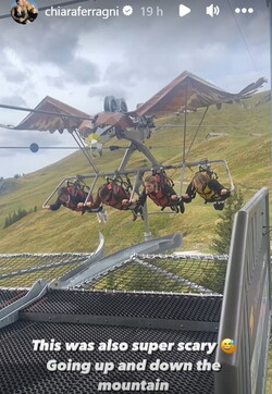 Le avventure di Chiara Ferragni a Interlaken: dal jet boat alla zipline