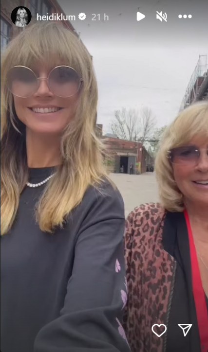 Heidi Klum con la mamma Erna, guarda come si somigliano