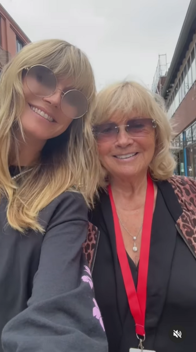 Heidi Klum con la mamma Erna, guarda come si somigliano