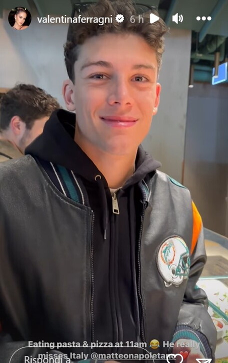 Valentina Ferragni con Matteo Napoletano, amore a Chicago