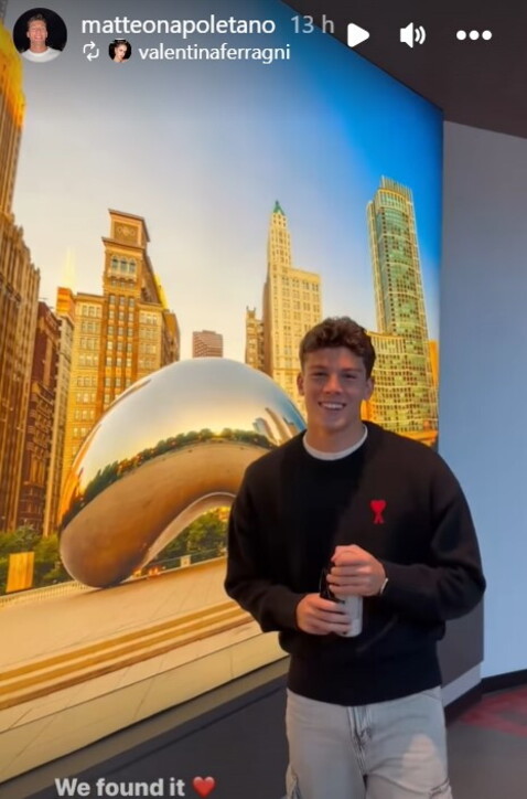 Valentina Ferragni con Matteo Napoletano, amore a Chicago