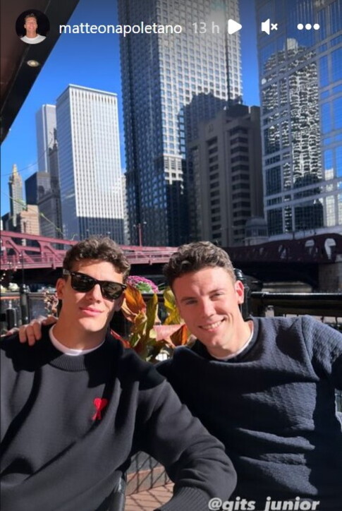 Valentina Ferragni con Matteo Napoletano, amore a Chicago