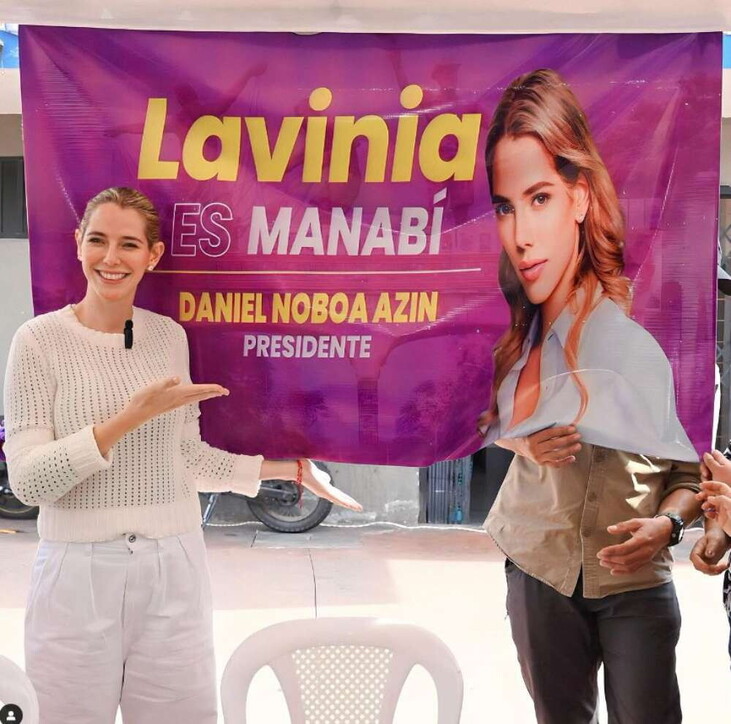 Nutrizionista, modella influencer: italiana First Lady Ecuador