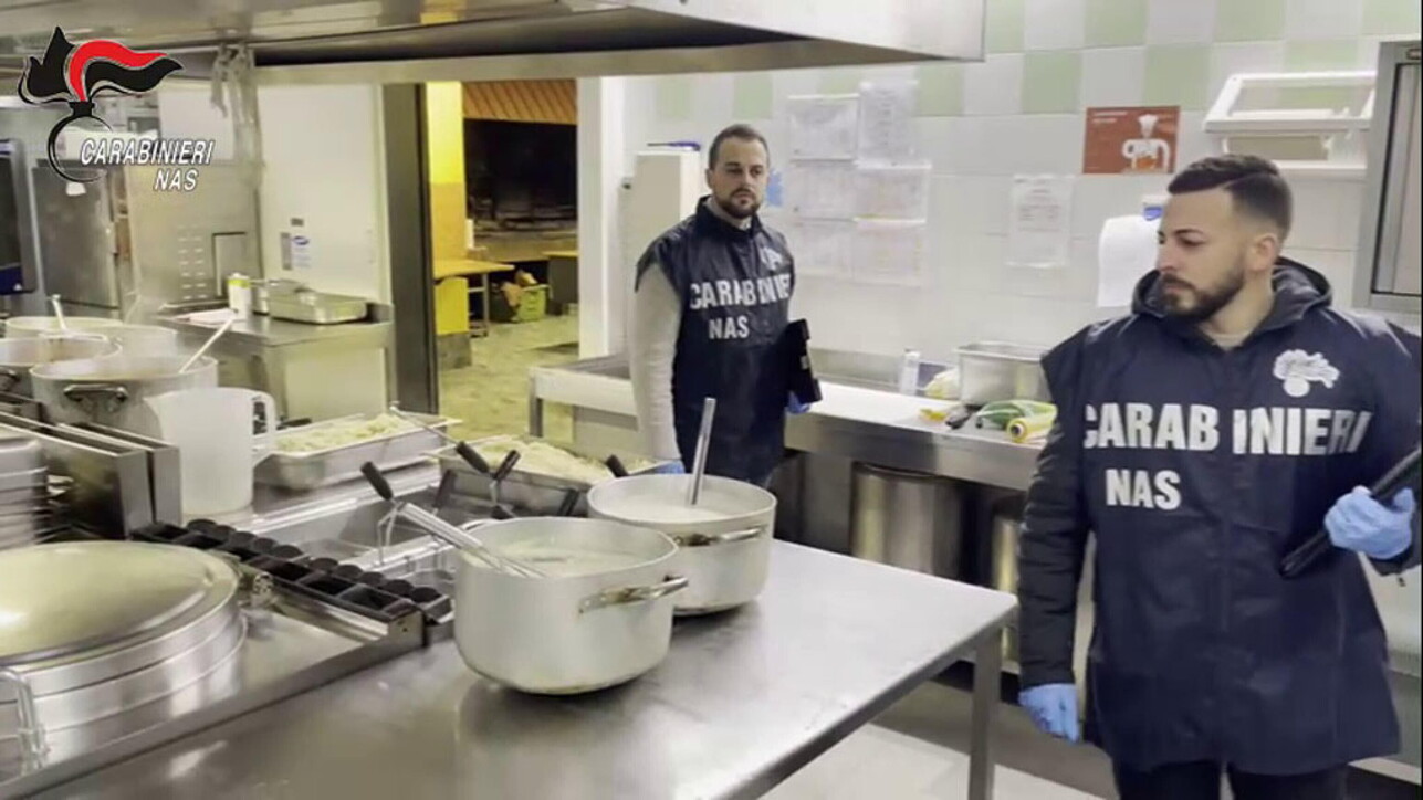 Nas, controlli in mense scolastiche: irregolare 1 su 4