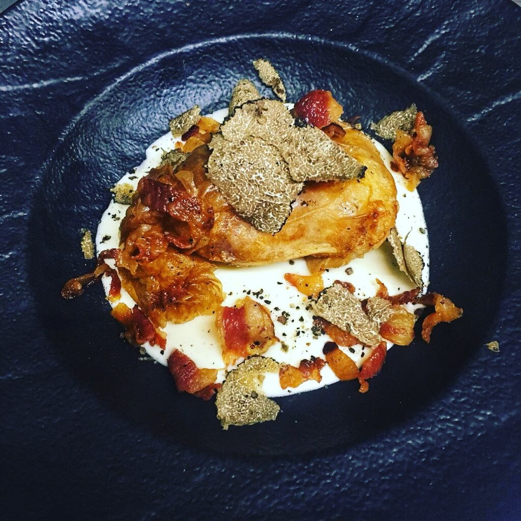 Uovo cotto a bassa temperatura dello chef Danilo Pelliccia