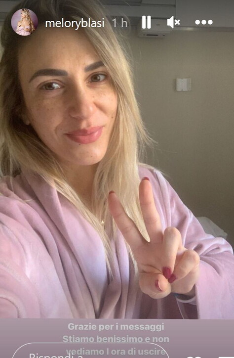 Ilary Blasi di nuovo zia, parto improvviso per la sorella Melory