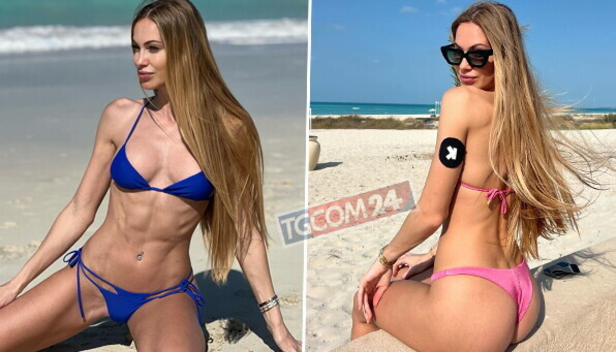 Taylor Mega sexy in bikini ad Abu Dhabi